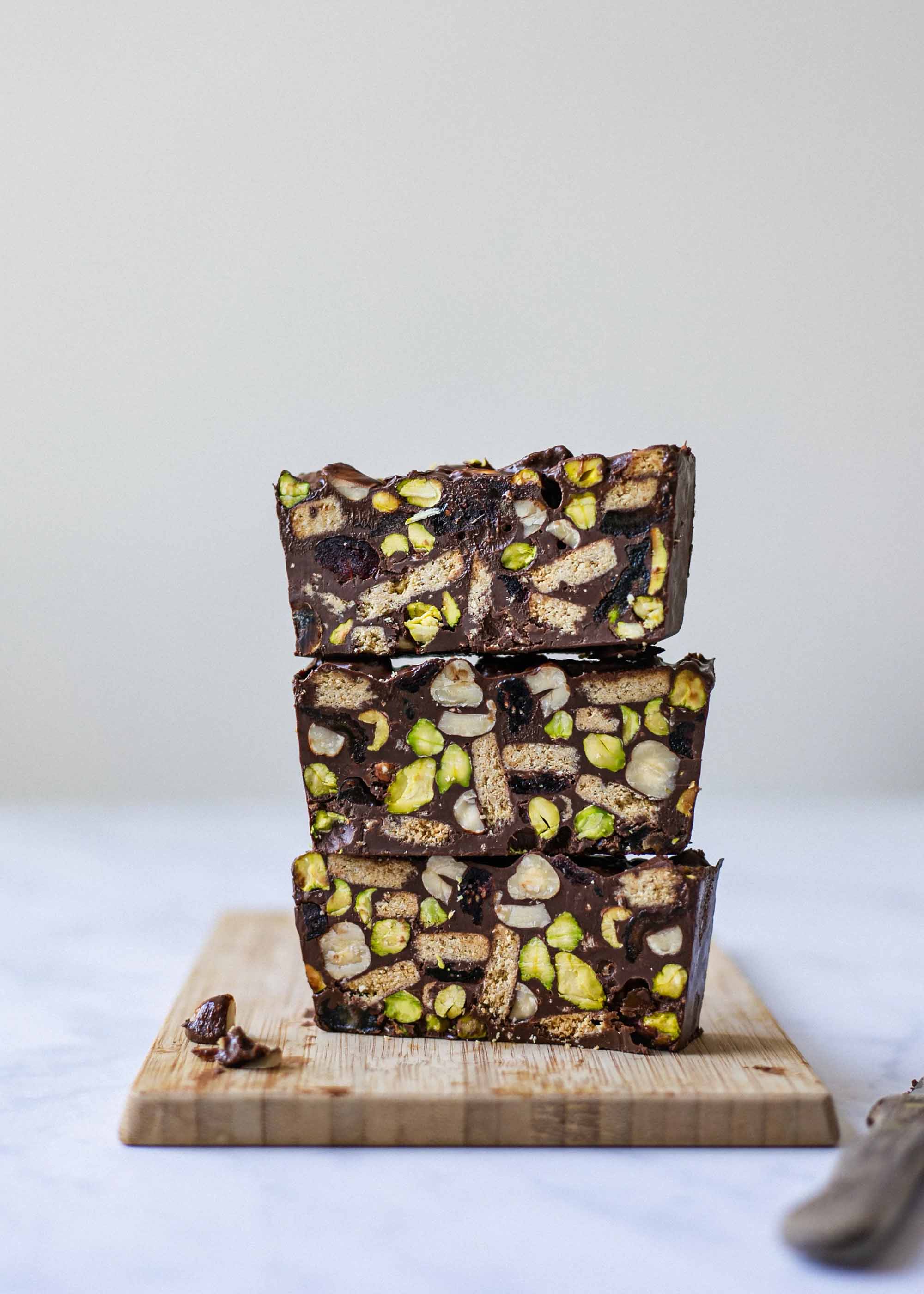 Chocolate Tiffin Bars - Emma Hatcher