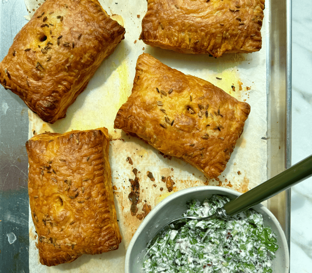 Spiced Chickpea Pastry Parcels by Deliciously Ella